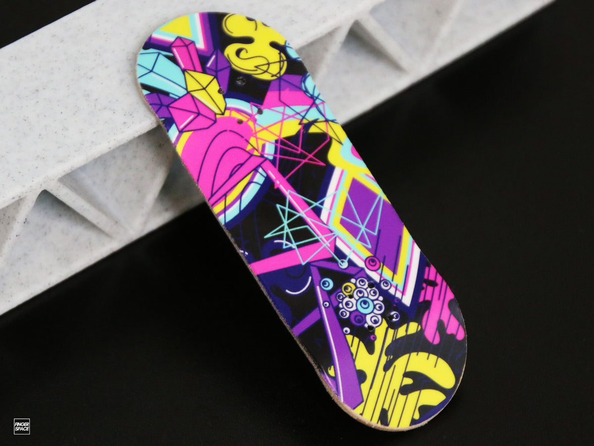 "Graffiti" Eco Series Graphic Fingerboard Deck – Finger Space
