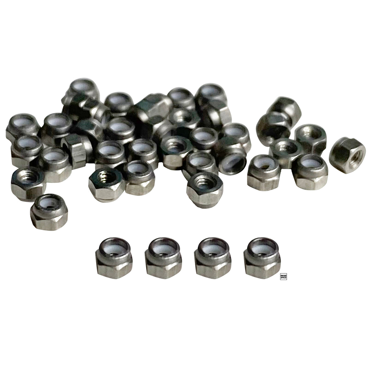 Stainless Steel Fingerboard Lock Nuts – Finger Space